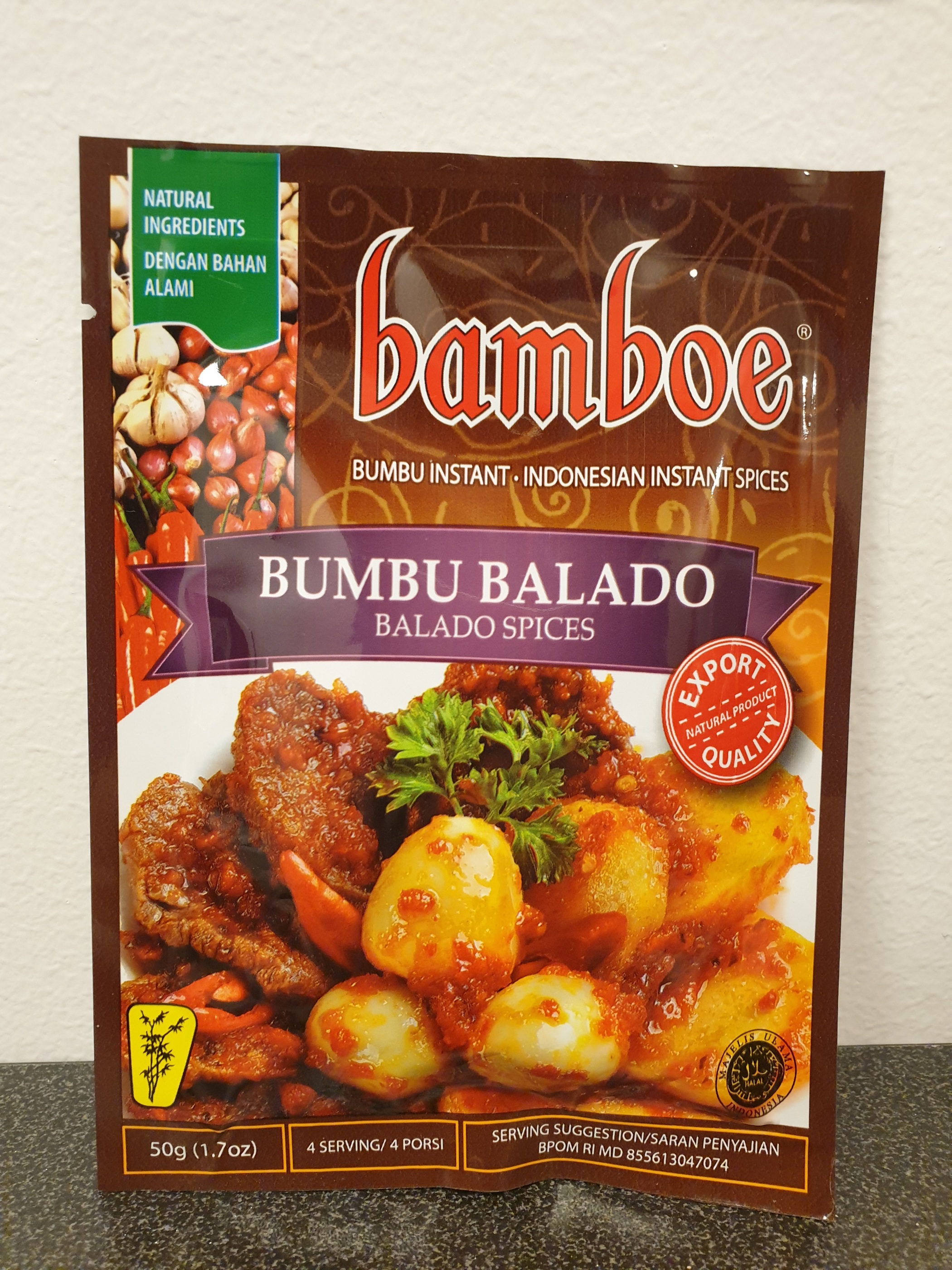 Bamboe Bumbu Balado Kryddor | Lokchan AB