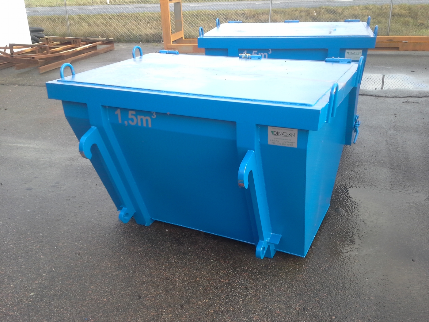 Täckta BM-containrar | Dinacon - Framtidens containrar